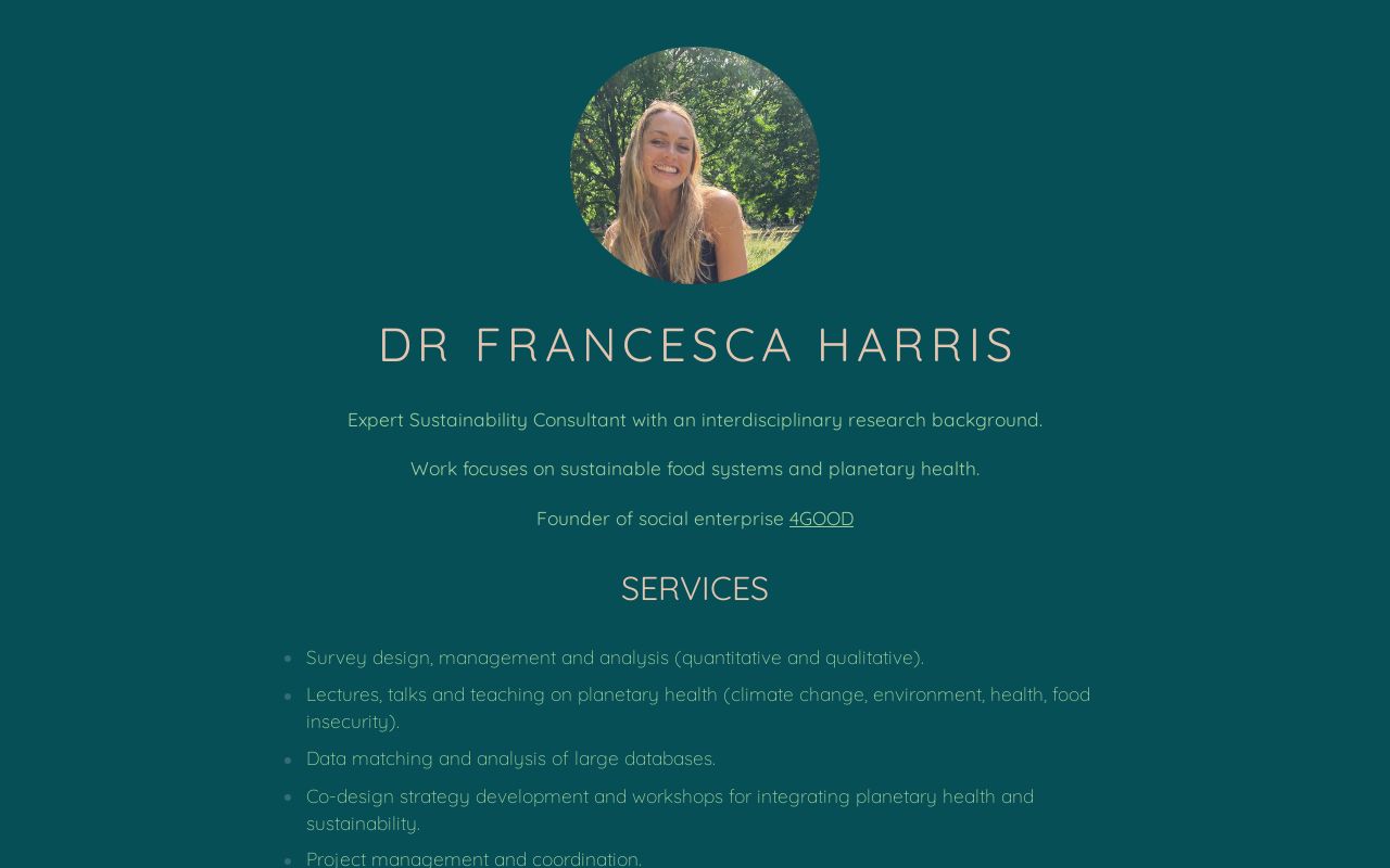 Dr Francesca Harris